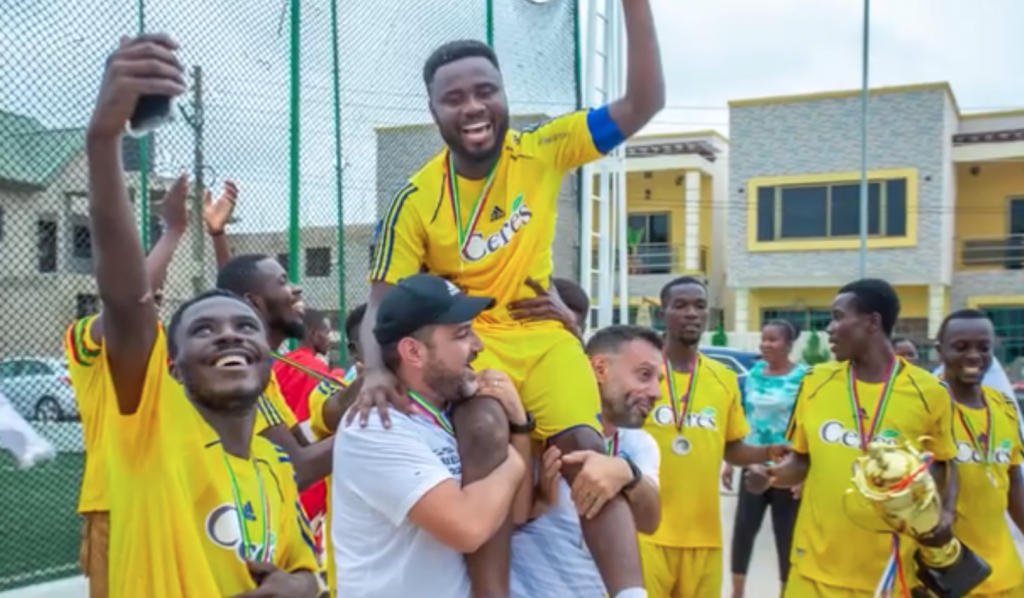 Transmed Ghana champions of the Ghana FMCG Football Tournament
